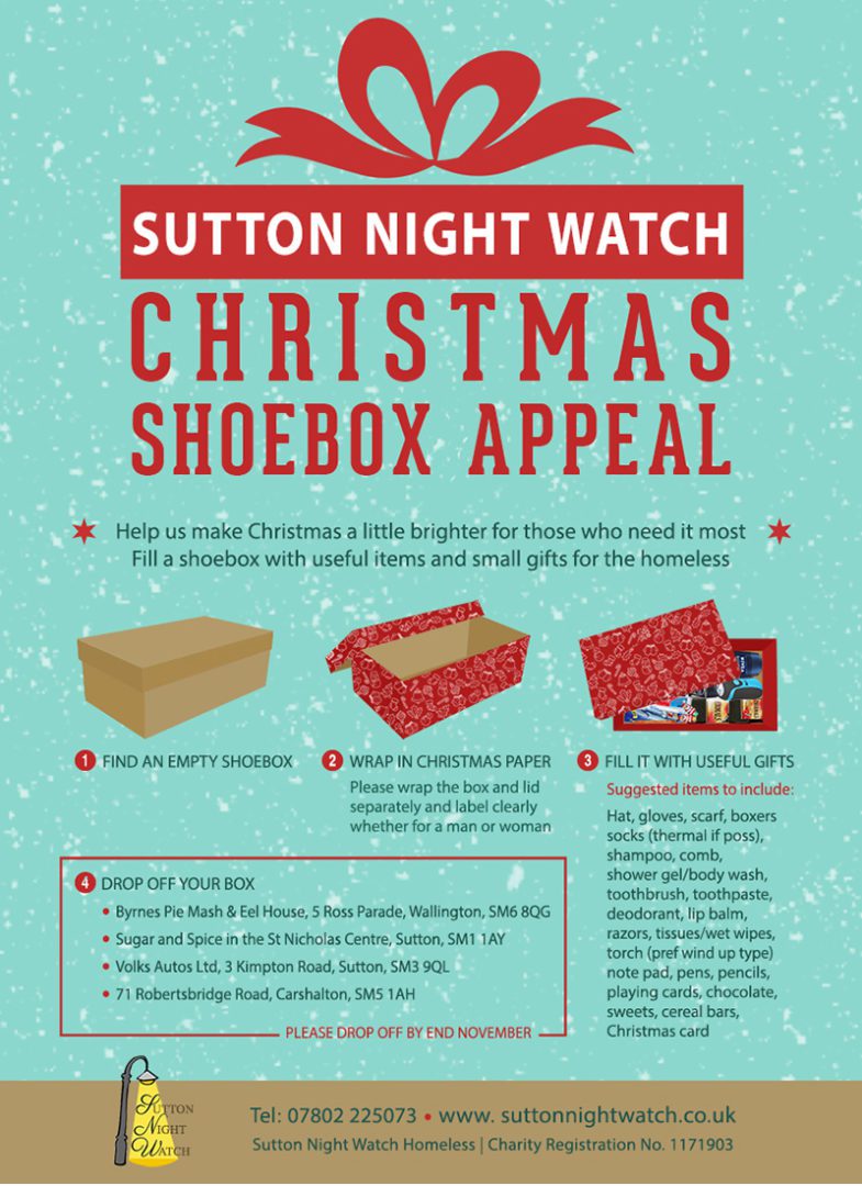 Christmas Shoebox Appeal | Sutton Night Watch